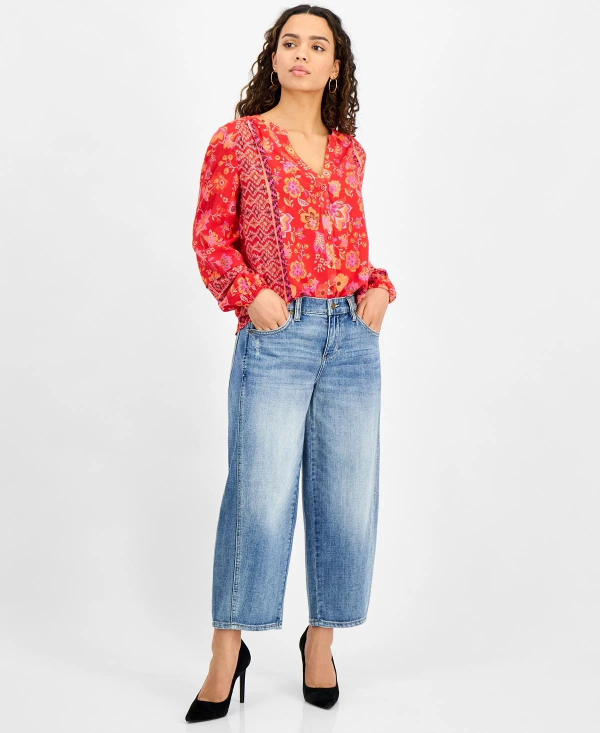 Crop Barrel Jean | Liverpool - Clearance – Jolie Folie Boutique
